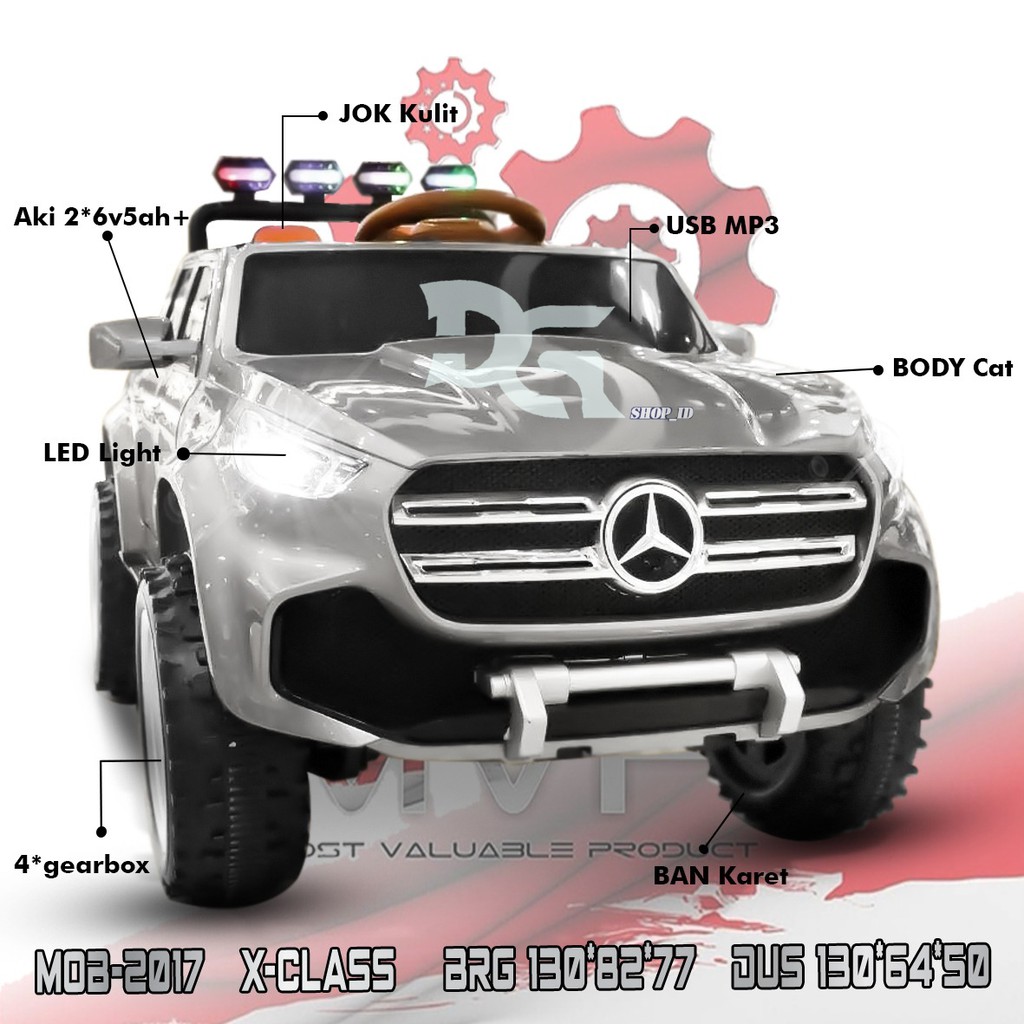 Jual Mainan anak mobil aki Jeep X-Class (MOB-2017) | Shopee Indonesia