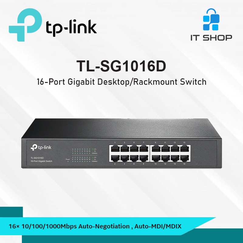 Jual TP-Link TPLINK TL-SG1016D 16-Port Gigabit Desktop Switch | Shopee Indonesia