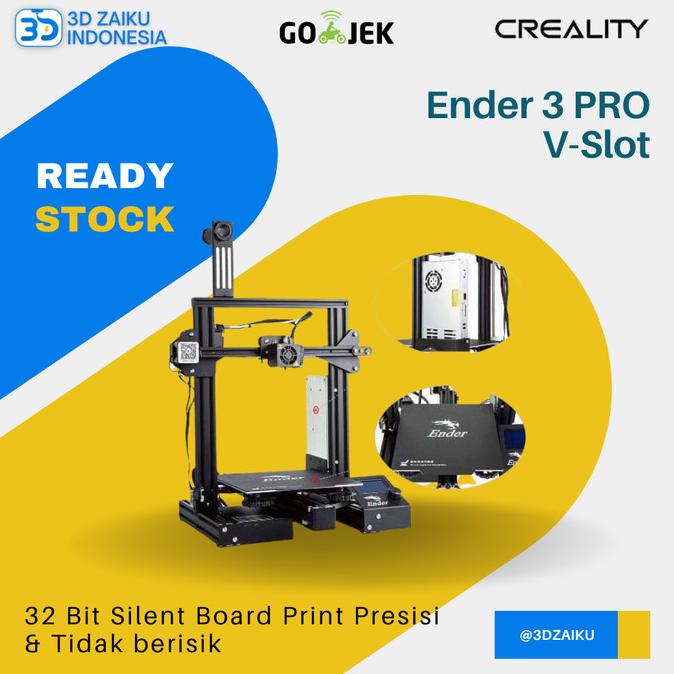 Jual Creality Ender 3 Pro V-Slot 3D Printer Prusa I3 Size Besar ...