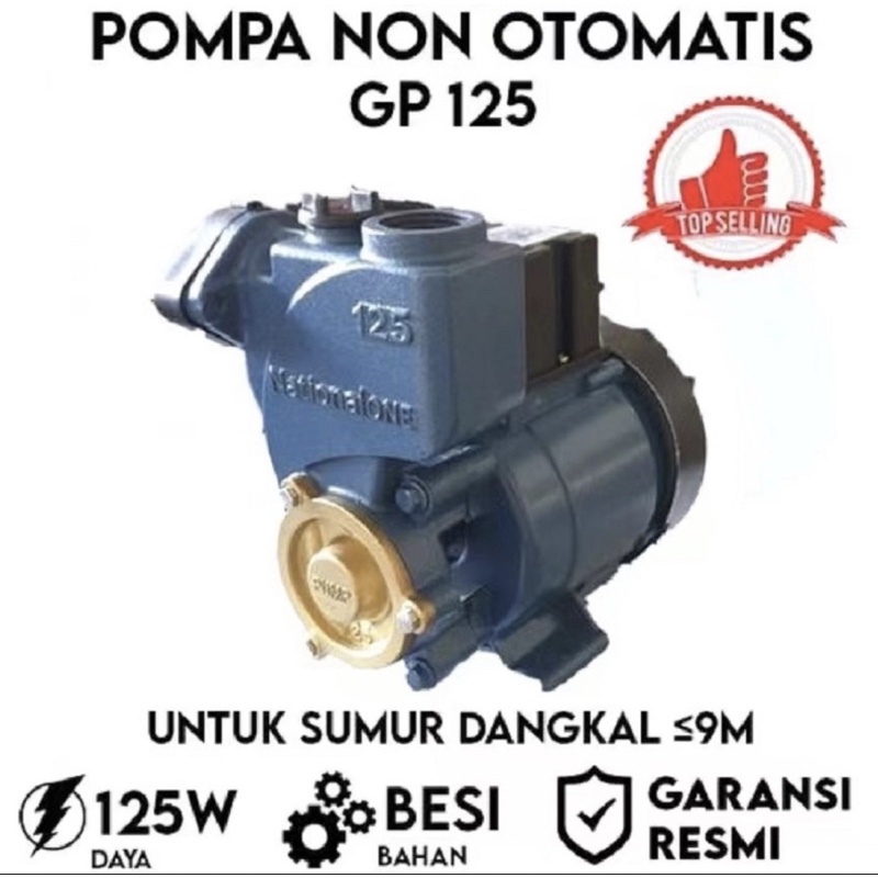 Jual Pompa Air National 125 non otomatis | Shopee Indonesia