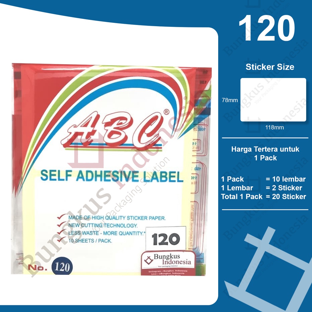 Jual Stiker Label 120 / Sticker | Shopee Indonesia