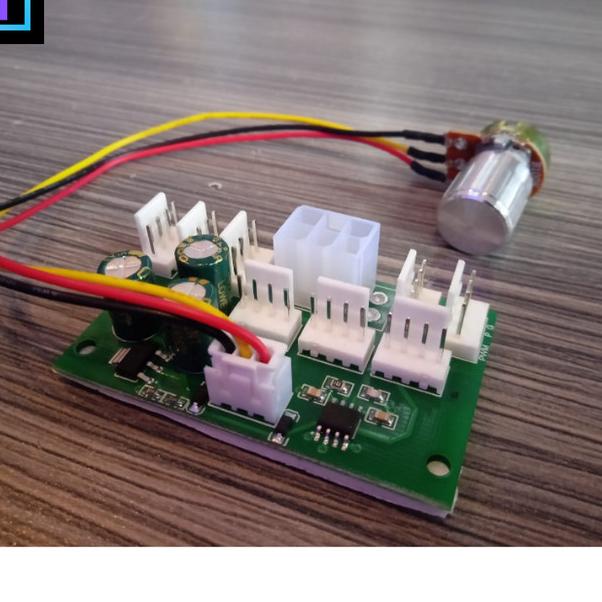 Jual ֍ 8 Port 4pin Fan Hub & Fan Speed Regulator PWM 6pin PCIe Power ...