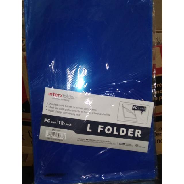 Jual Clear Sleeve /Map L Warna inter-X uk. Folio | Shopee Indonesia