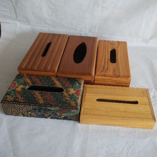 Jual KOTAK TISU KAYU JATI | WOODEN TEAK TISSU BOX | TISSU BOX PROPIL ...