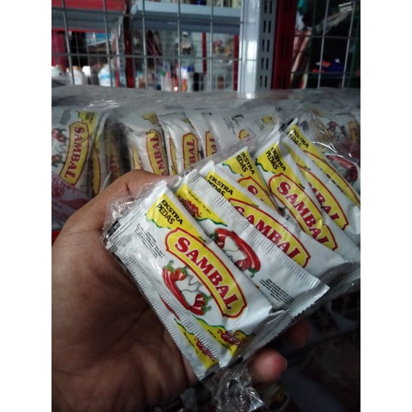 Jual saos sambal sachet / saos sachet / saus sachet isi 25/bks | Shopee ...