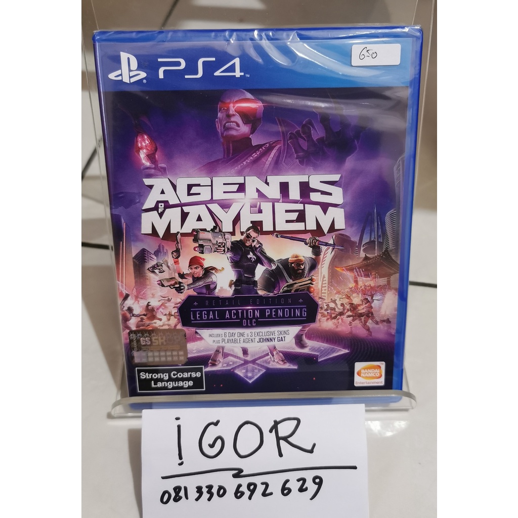 Jual PS4 Agents of Mayhem | Region 3 | English | Bekas | Shopee Indonesia