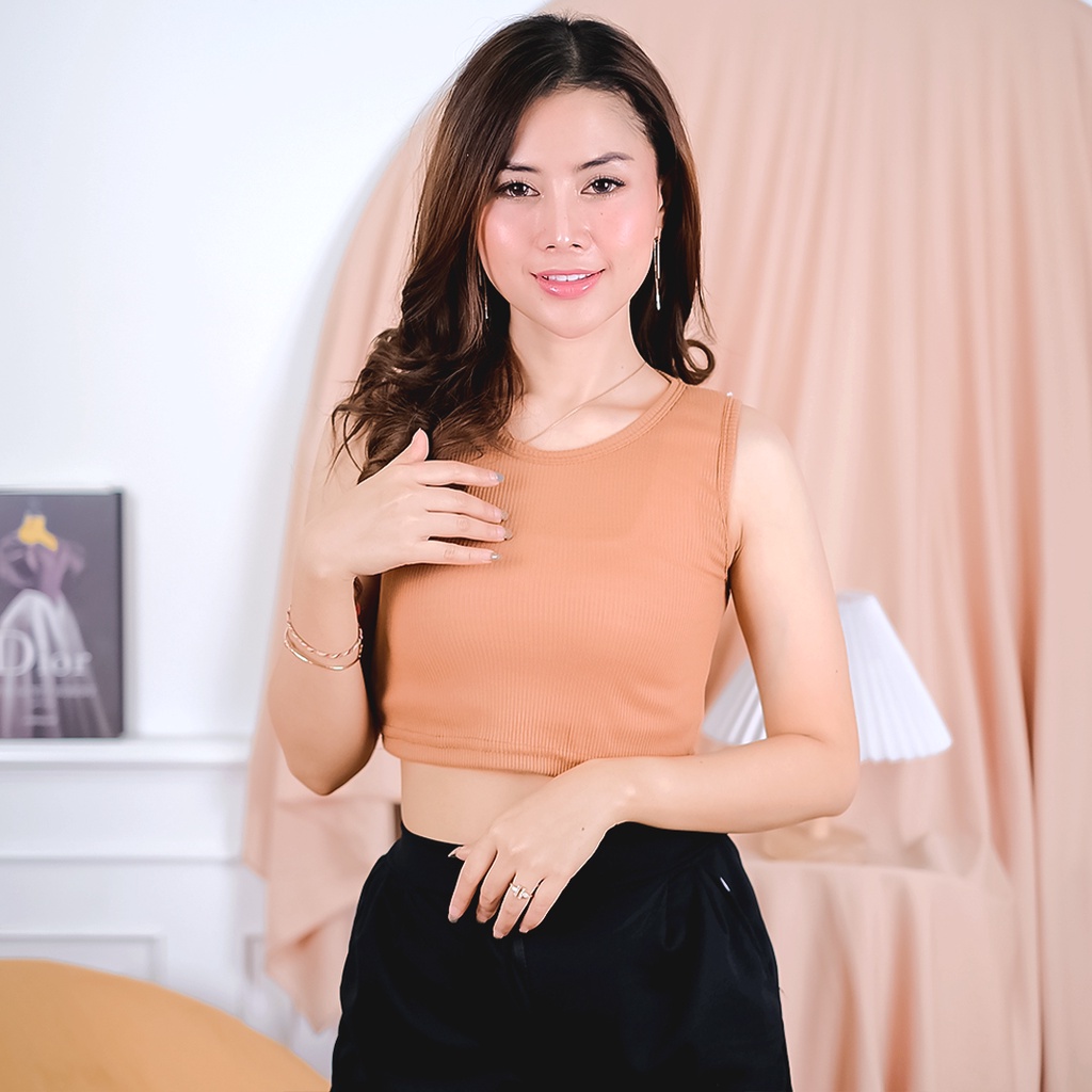 Jual AFI - EC - Tanktop Patricia RIB | Shopee Indonesia