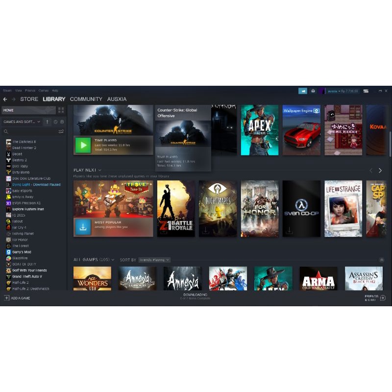 Jual Akun steam level 60 jarang dipakai | Shopee Indonesia