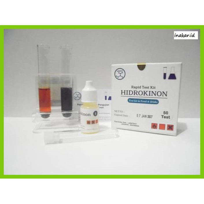 Jual Muirotarobal- Test Kit Hidrokinon Pada Kosmetik, Alat Uji Cepat ...