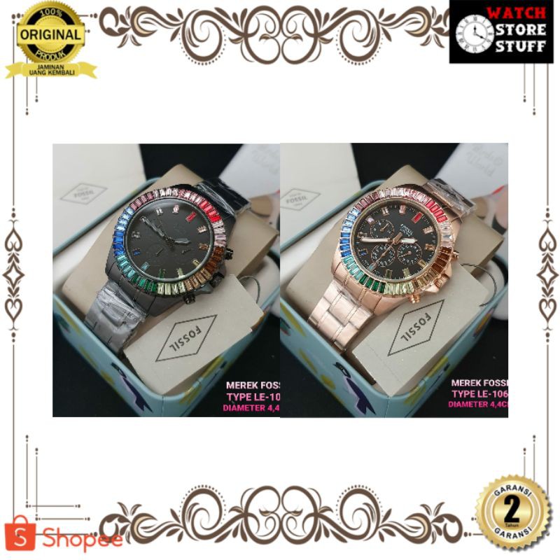Jual [F0*SIL LE1069 LE1085] - JAM TANGAN PRIA WANITA | RANTAI | KULIT ...