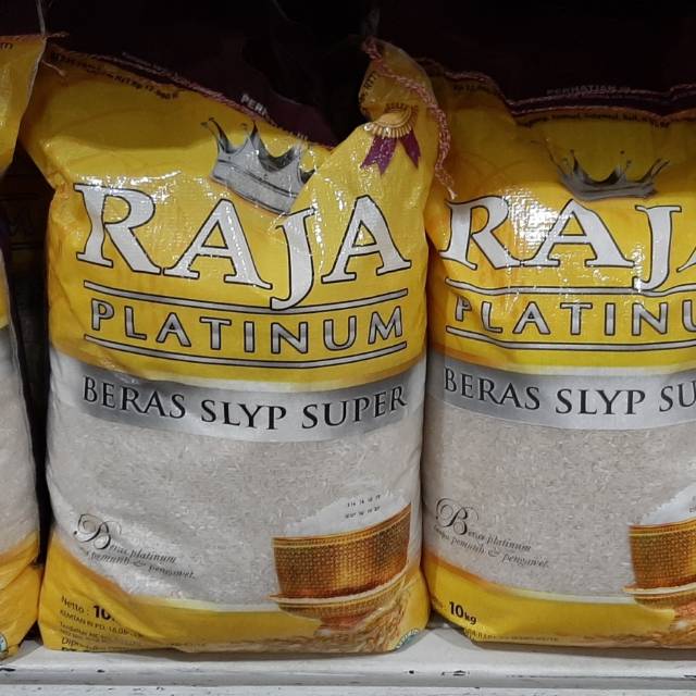 Jual Beras raja platinum slyp super 10kg | Shopee Indonesia