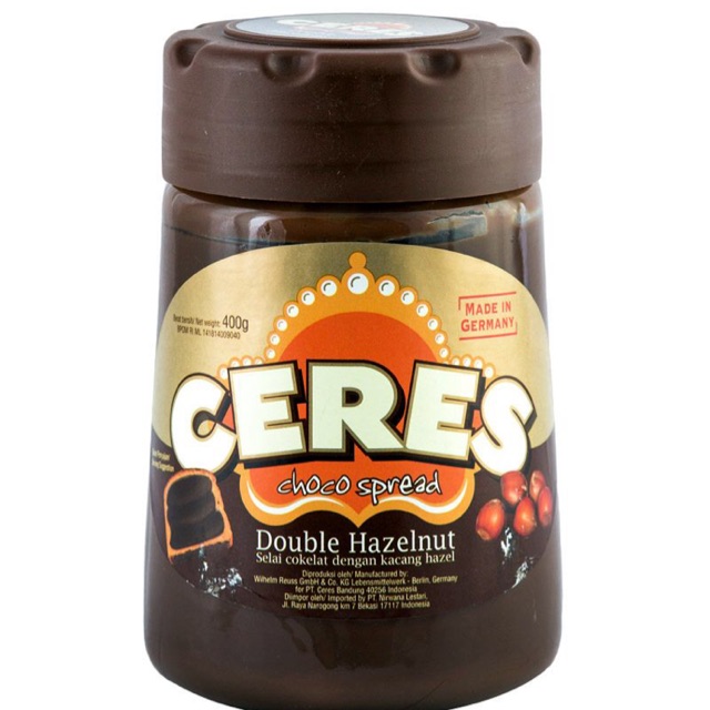 Jual Ceres Choco Spread Double Hazelnut 350g | Shopee Indonesia