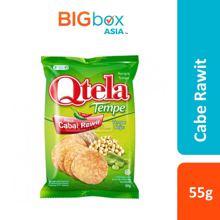 Jual Qtela Keripik Tempe Rawit 55gr (EXP: 1 May 2023) | Shopee Indonesia