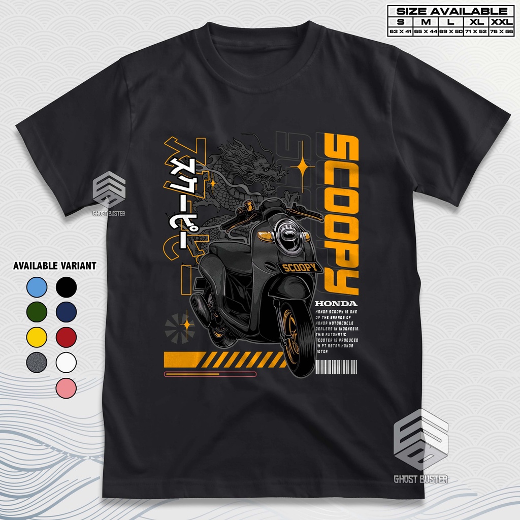 Jual Kaos Honda Scoopy Modifikasi Japan Syle Baju Distro Motor Scooter ...