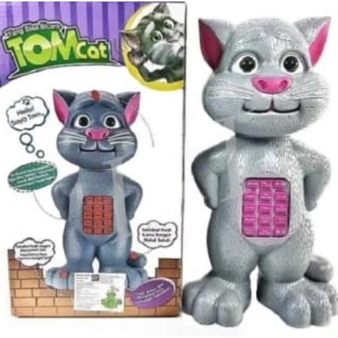 Jual TERPERCAYA Mainan Anak Boneka Tom Cat Talking Tom ukuran BESAR ...