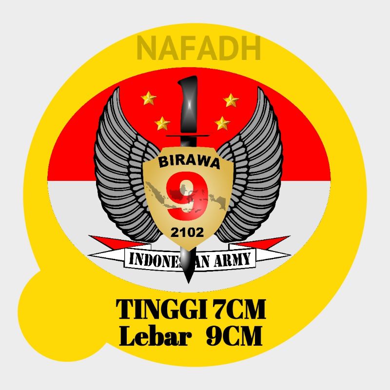 Jual Stiker Birawa, Stiker tentara angkatan 2102,stiker prajurit 2102 ...