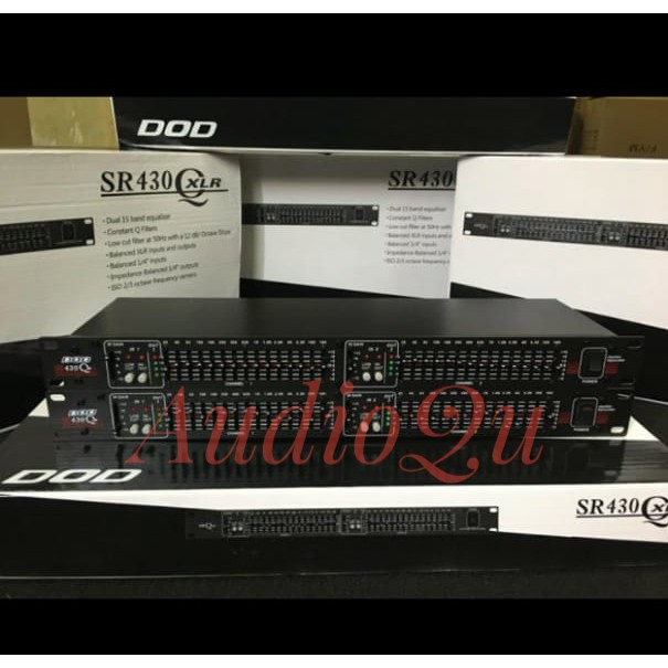 Jual EQUALIZER DOD SR 430/ SR430 QX 2 CHANNEL STEREO | Shopee Indonesia