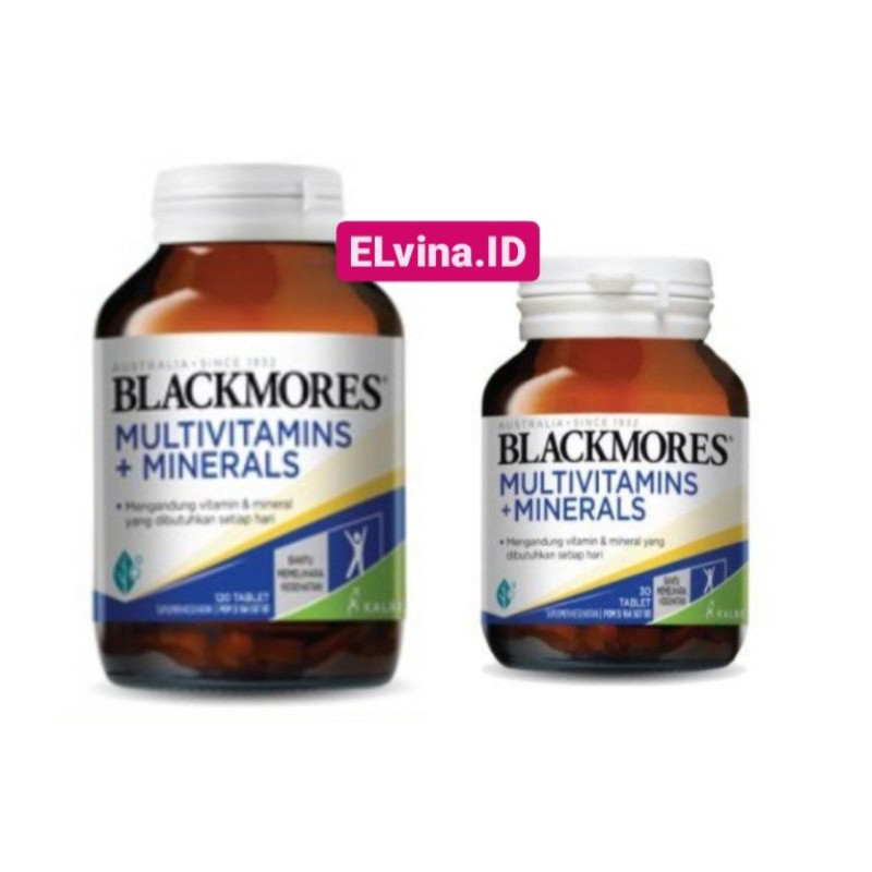 Jual BLACKMORES MULTIVITAMIN + MINERALS Isi 30's 120'S | Shopee Indonesia