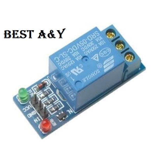 Jual Relay Module 1 Channel 10A 250VAC 30VDC Modul DC-AC Low Trigger 5V ...