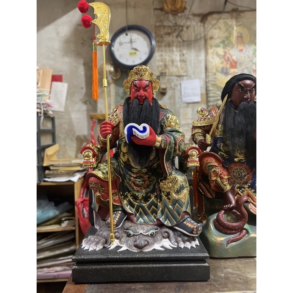 Jual patung dewa Kwankong kwan kong guan yu kayu Taiwan 24 inch ...