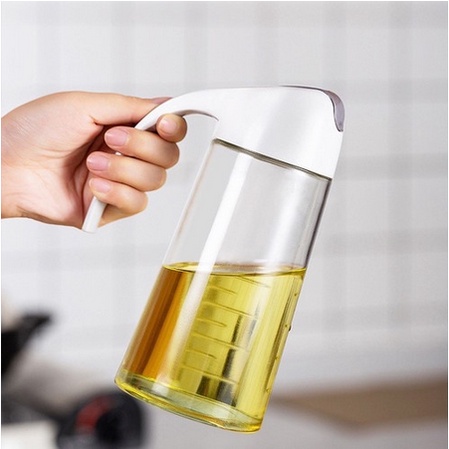Jual TBOSS Botol Kaca Minyak Goreng 630ML / Oil Pot 630ML // Wadah ...