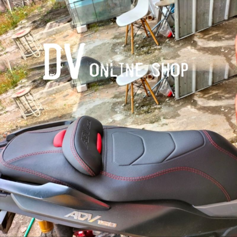Jual kulit jok custom HONDA ADV 150 model Eropa / cover jok motor adv ...
