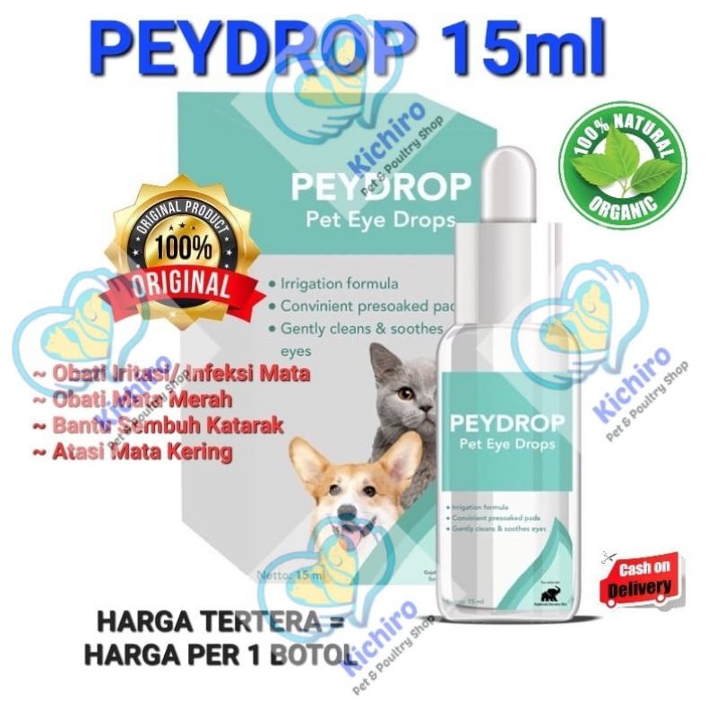 Jual Peydrop isi 15 ml Pet Eye Drop Obat Tetes Infeksi Mata , Katarak ...