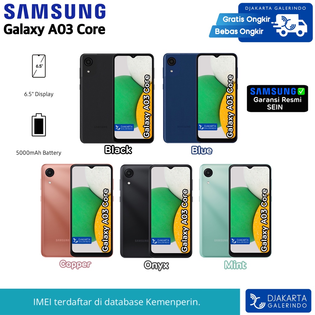 Jual Samsung Galaxy A03 Core 2/32GB ( 32 ) - Garansi Resmi SEIN ...