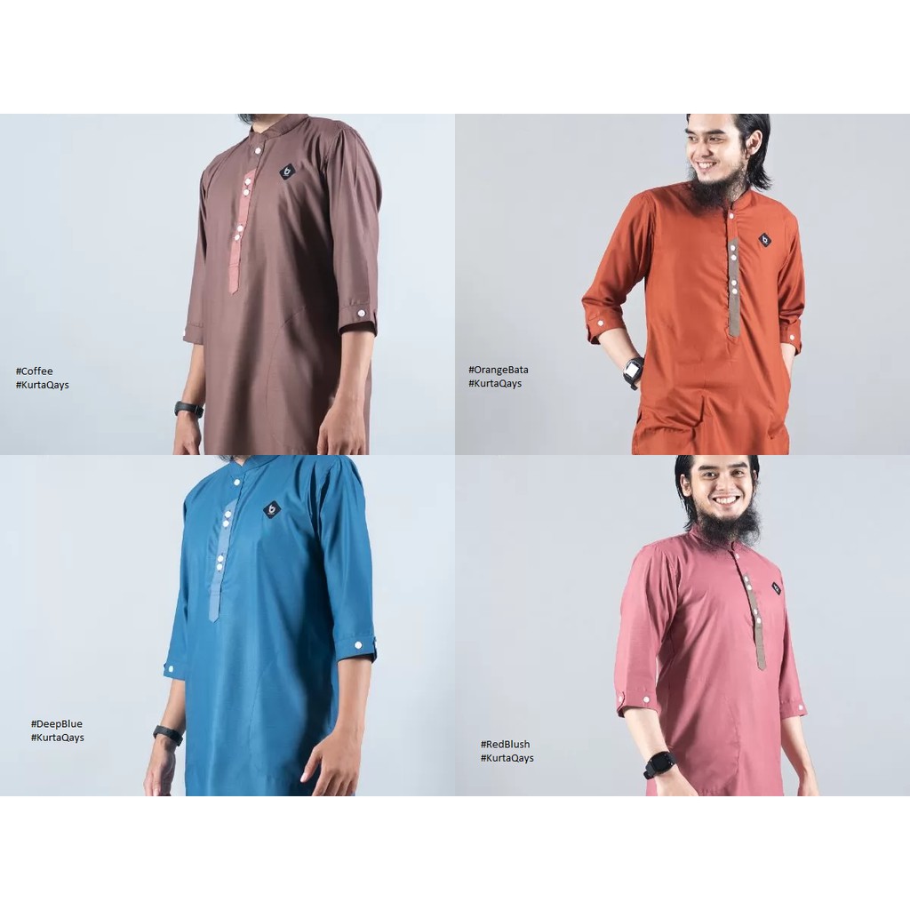 Jual Bunayya Kurta Qays - Baju Muslim Pria - Baju Koko | Shopee Indonesia