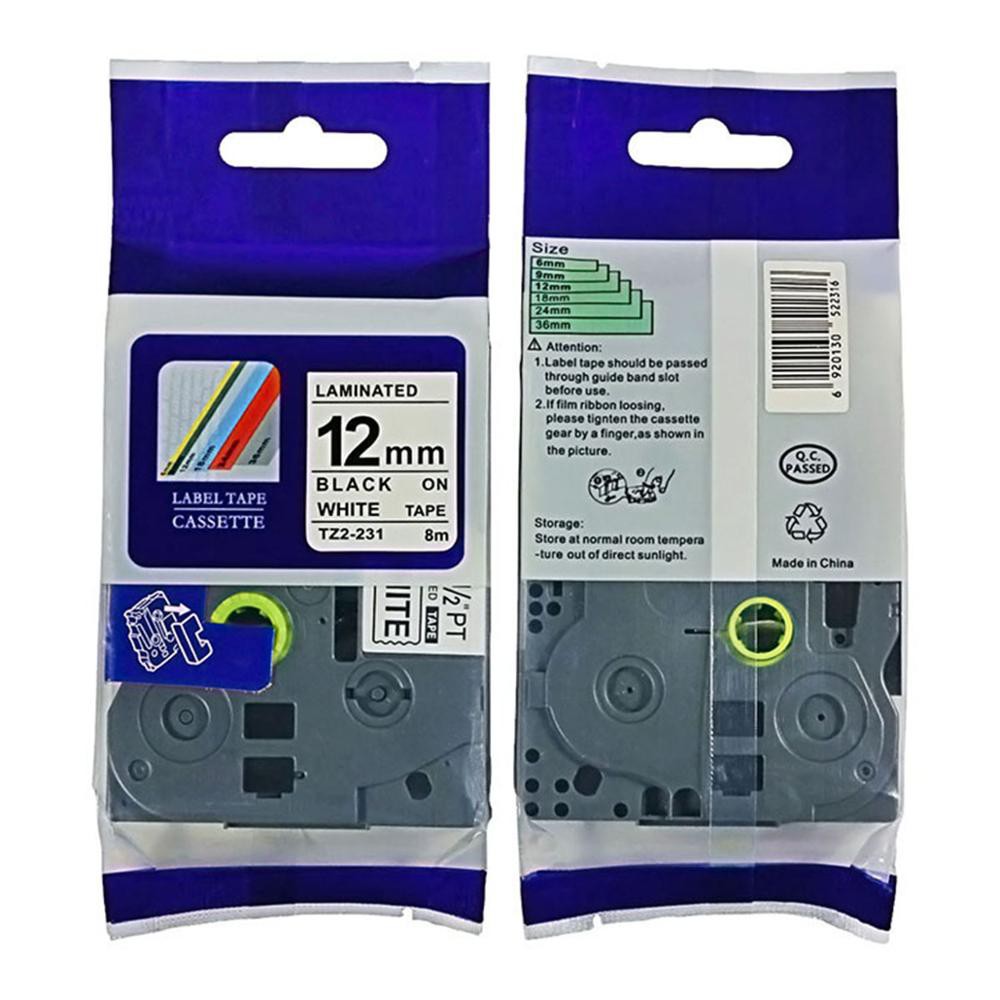 Jual Pita Label Tape Printer Brother (TZe- Label Tape) | Shopee Indonesia