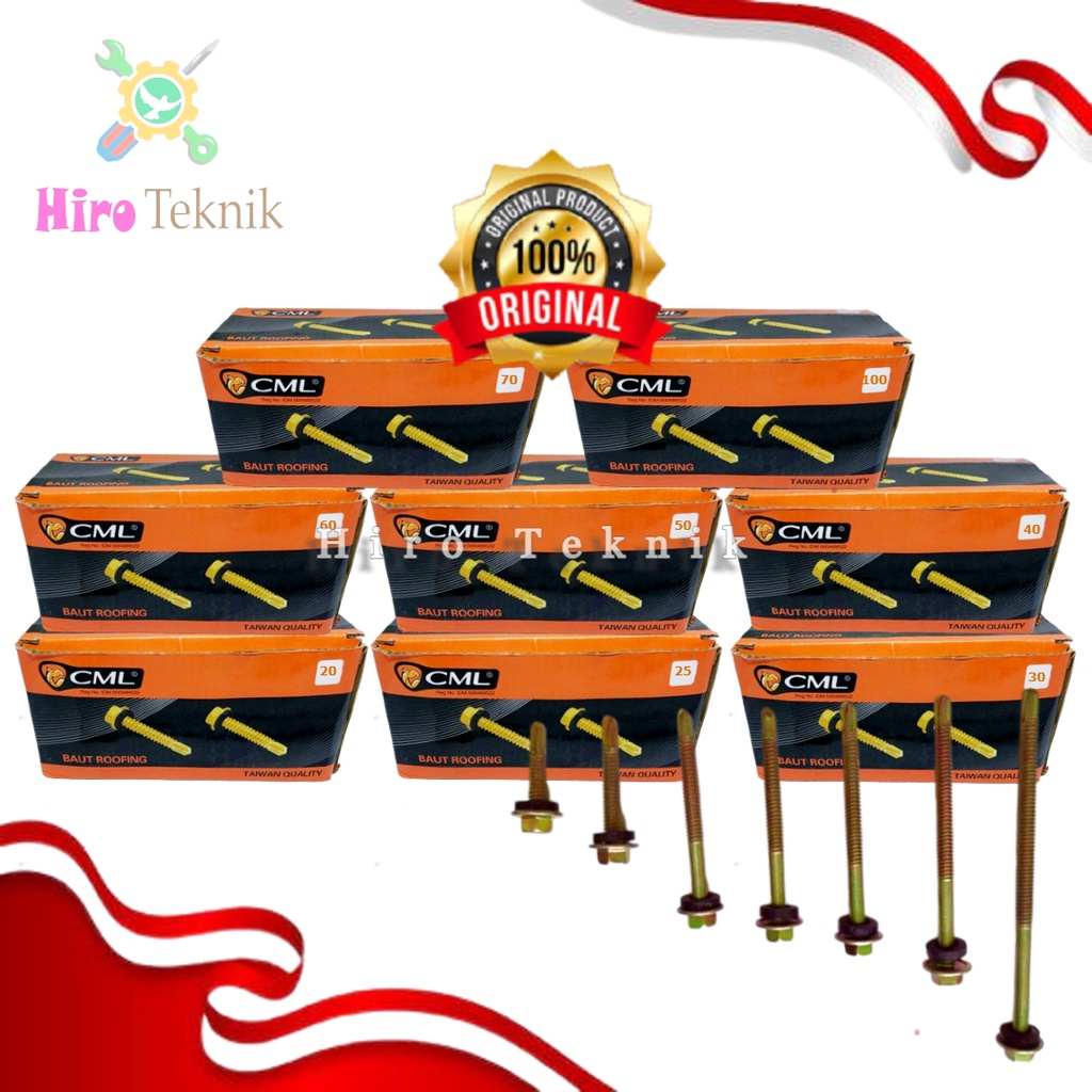 Jual SEKRUP SKRUP ROOFING BAUT ROOFING KUNING BAJA RINGAN SELF DRILING ...