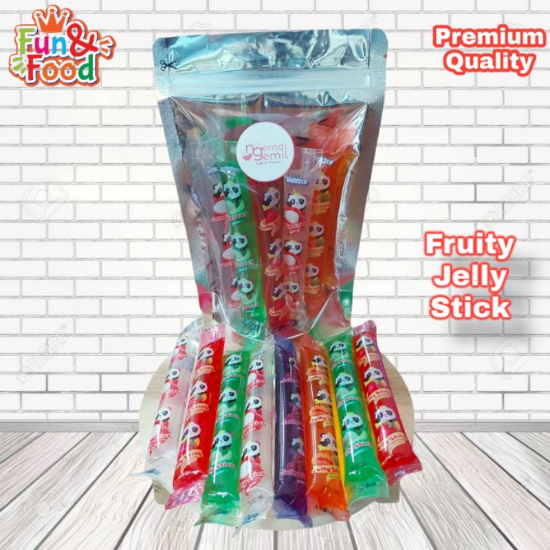 Jual Fruity Jelly Stick Besar Stik Jeli Besar Aneka Rasa buah Kualitas ...