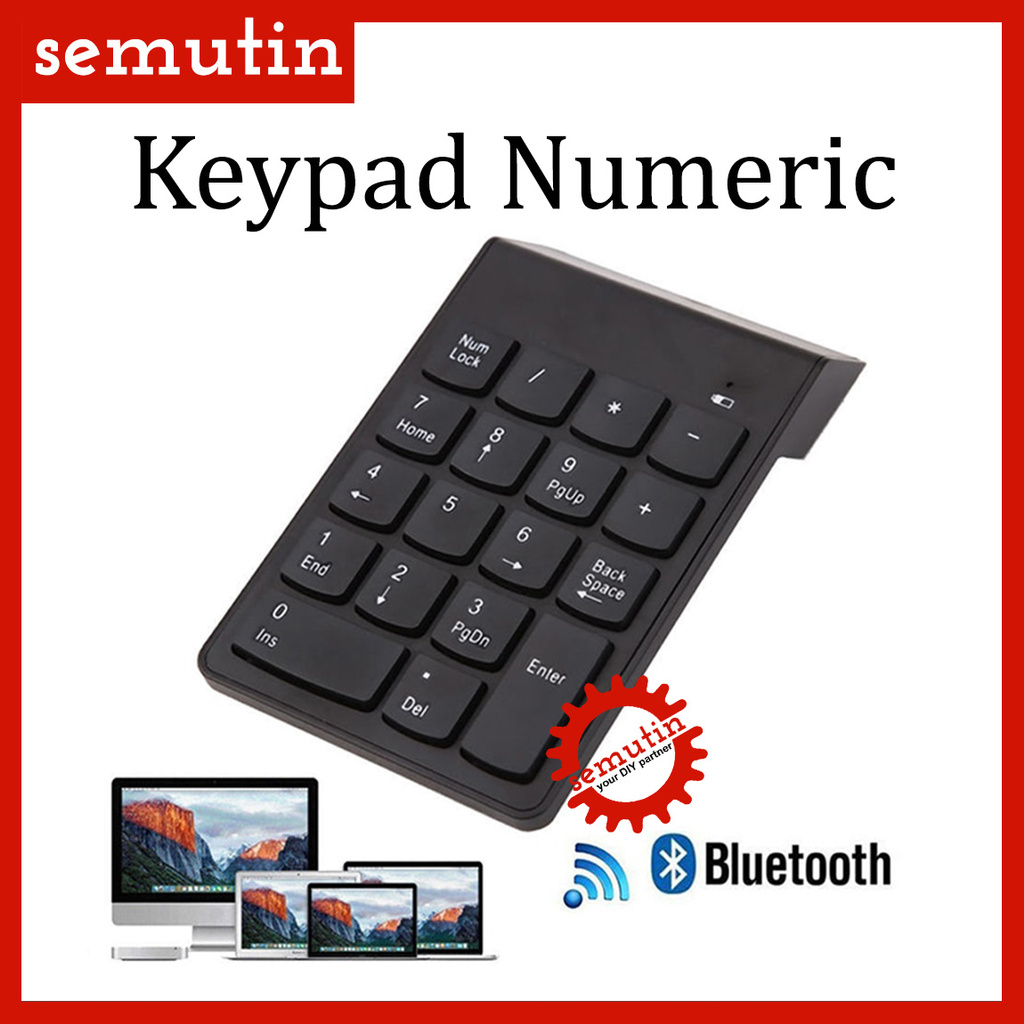 Jual Keypad Numeric Wireless / Keyboard Numpad Angka 2.4GHz | Shopee ...