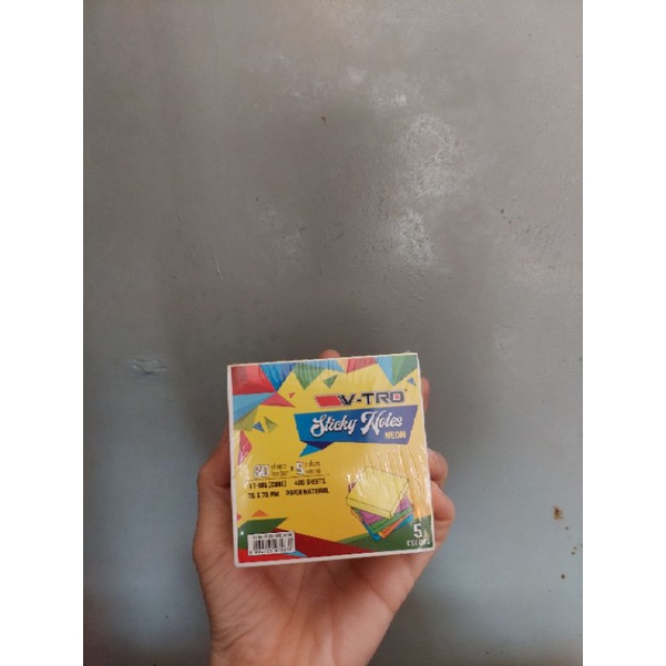 Jual Sticky Notes Neon V-tro 5 warna | Shopee Indonesia