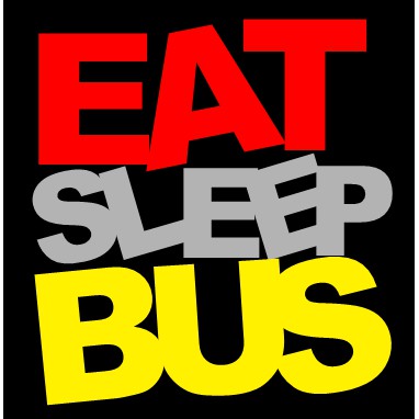 Jual Sticker Stiker Bus Bis eat sleep bus | Shopee Indonesia