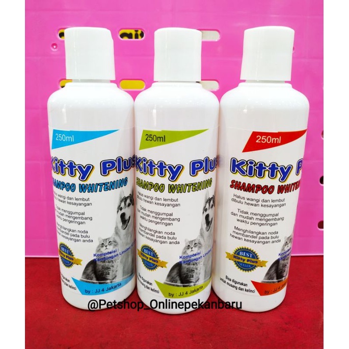 Jual SHAMPOO KITTY PLUS WHITENING 250ML (KP) | Shopee Indonesia