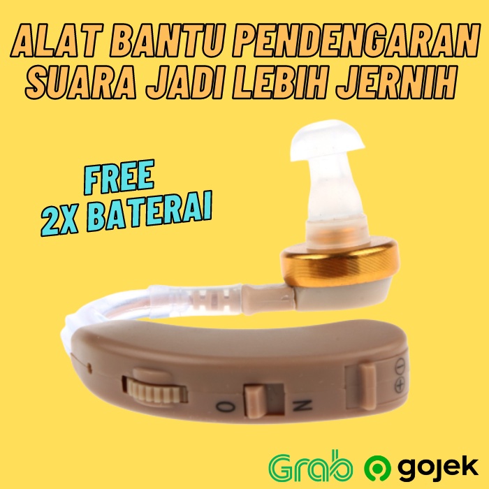 Jual Alat Bantu Dengar Pendengaran Telinga Orang Tua Hearing Aid Tuli Tuna Rungu Earphone ...