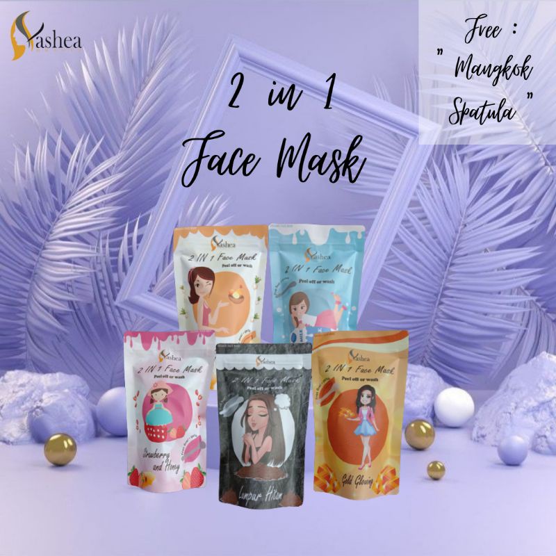 Jual Masker Organik,Masker wajah,2in1 face mask,masker peel off,masker ...