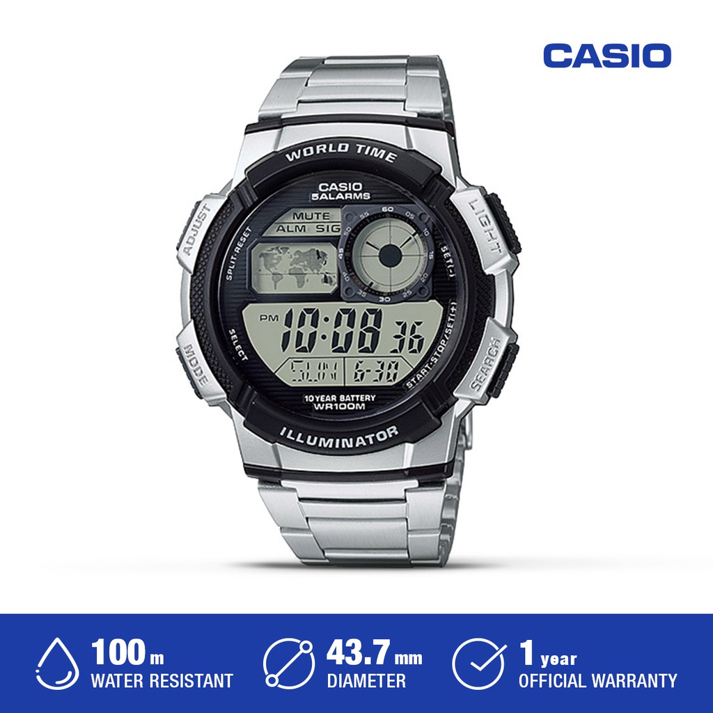 Jual Casio Original AE-1000WD-1AVDF Jam Tangan Pria Digital | Shopee Indonesia