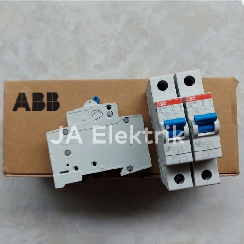 Jual MCB ABB 2A 1 Phase Asli PLN | Shopee Indonesia