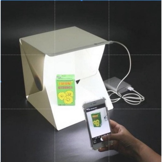 Jual Mini studio lengkap dengan lighting LED | Shopee Indonesia