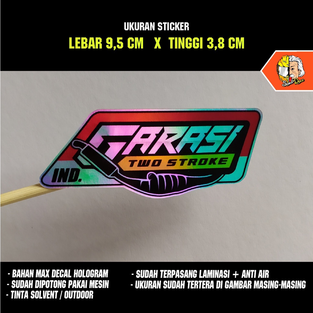 Jual sticker 2 tak terbaru / sticker two stroke viral / sticker bebek ...