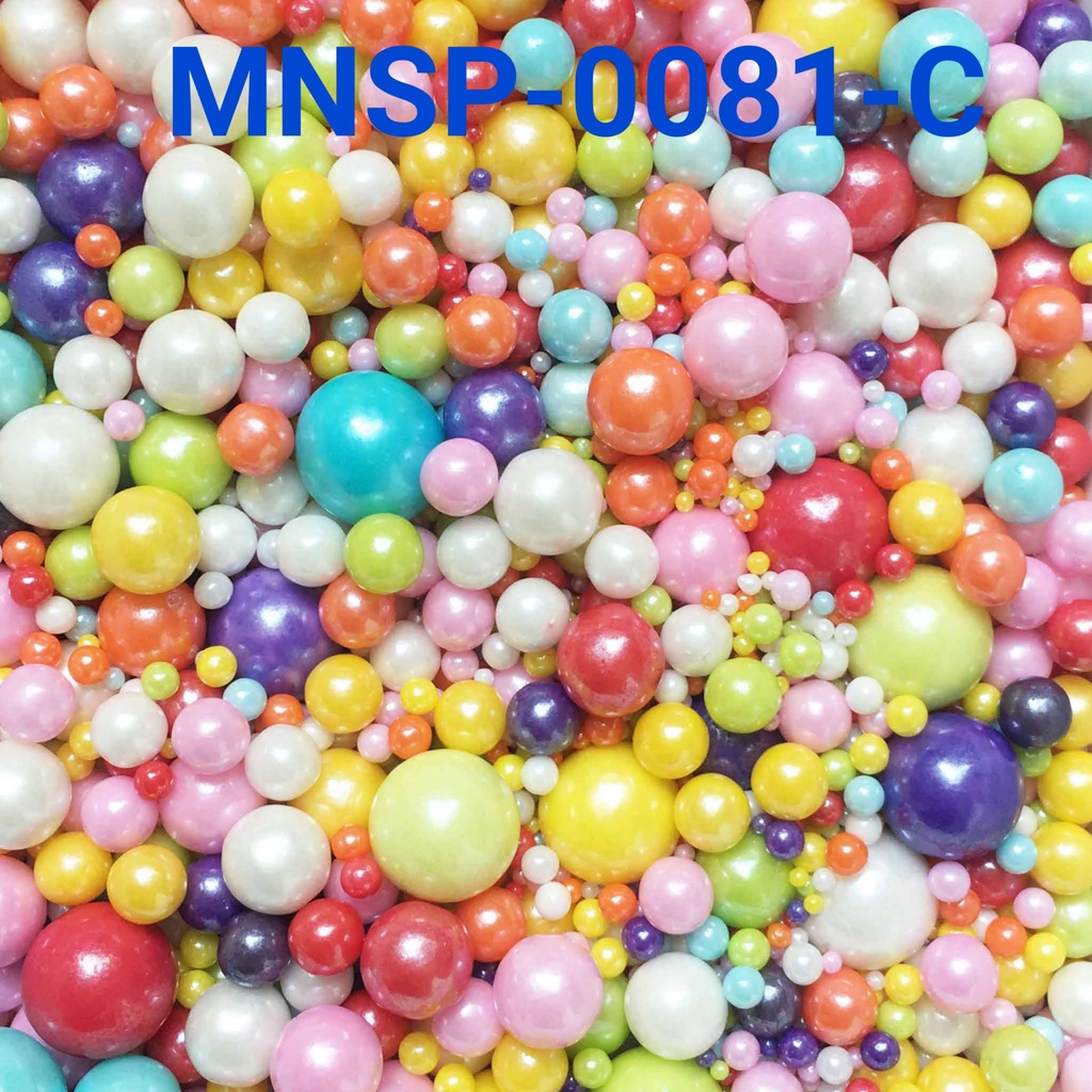 Jual GR-MNSP-0081 Sprinkles trimit springkel 10gr gold silver pastel ...