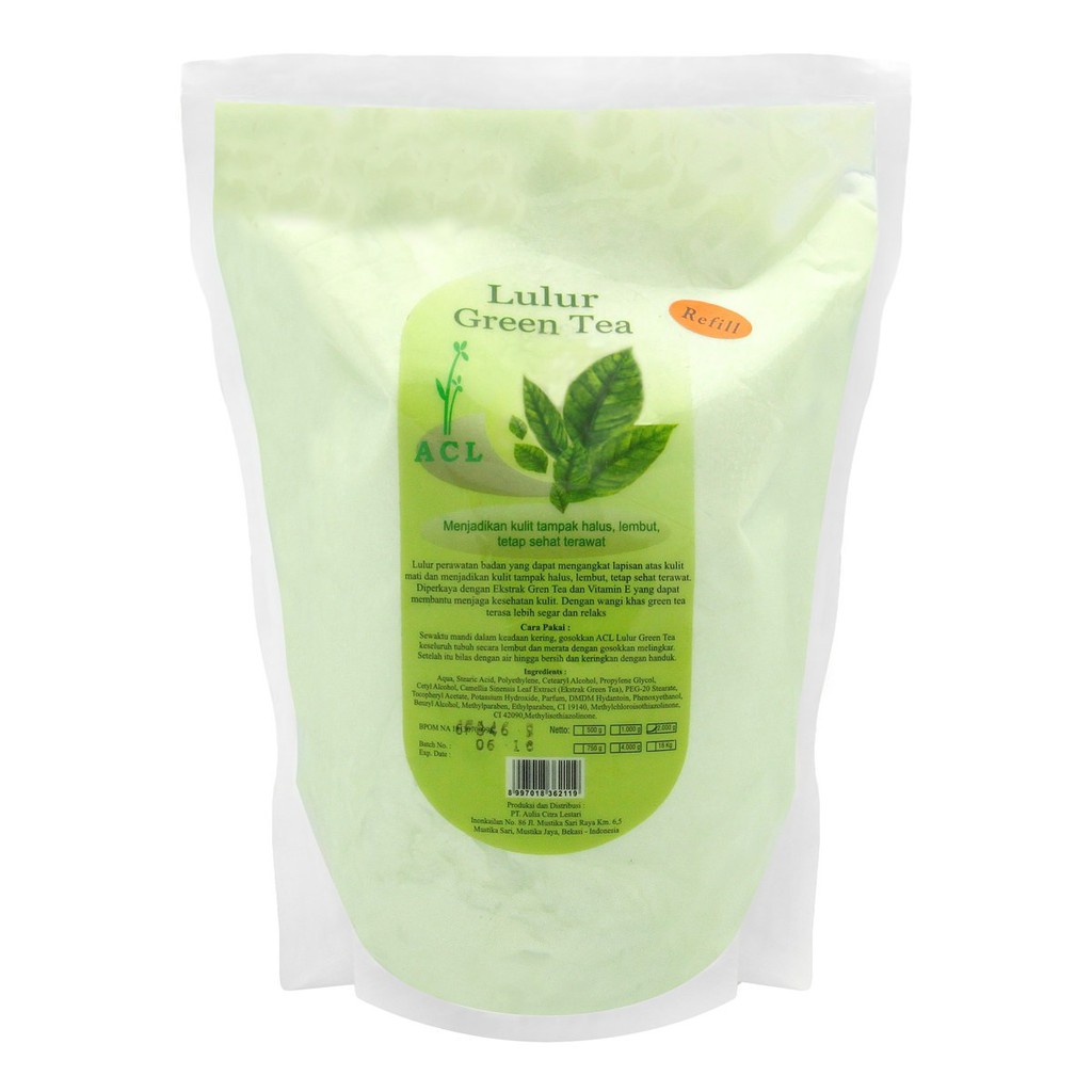 Jual ACL – Lulur Green Tea Refill (2000 g) | Shopee Indonesia