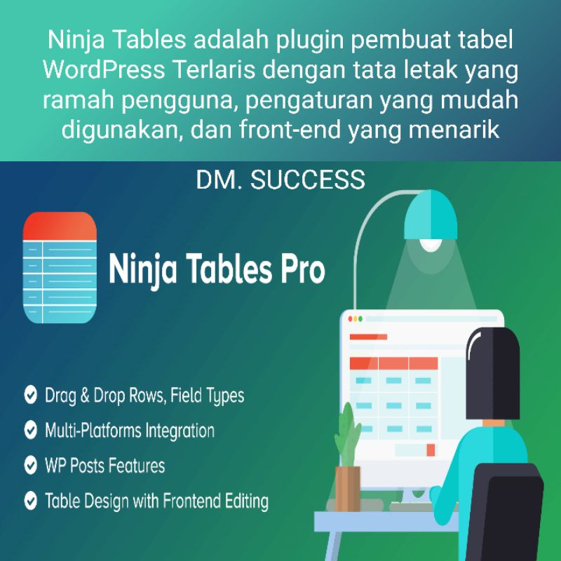 Jual NINJA TABLES PRO - THE FASTEST AND MOST DIVERSE WP DATATABLES ...