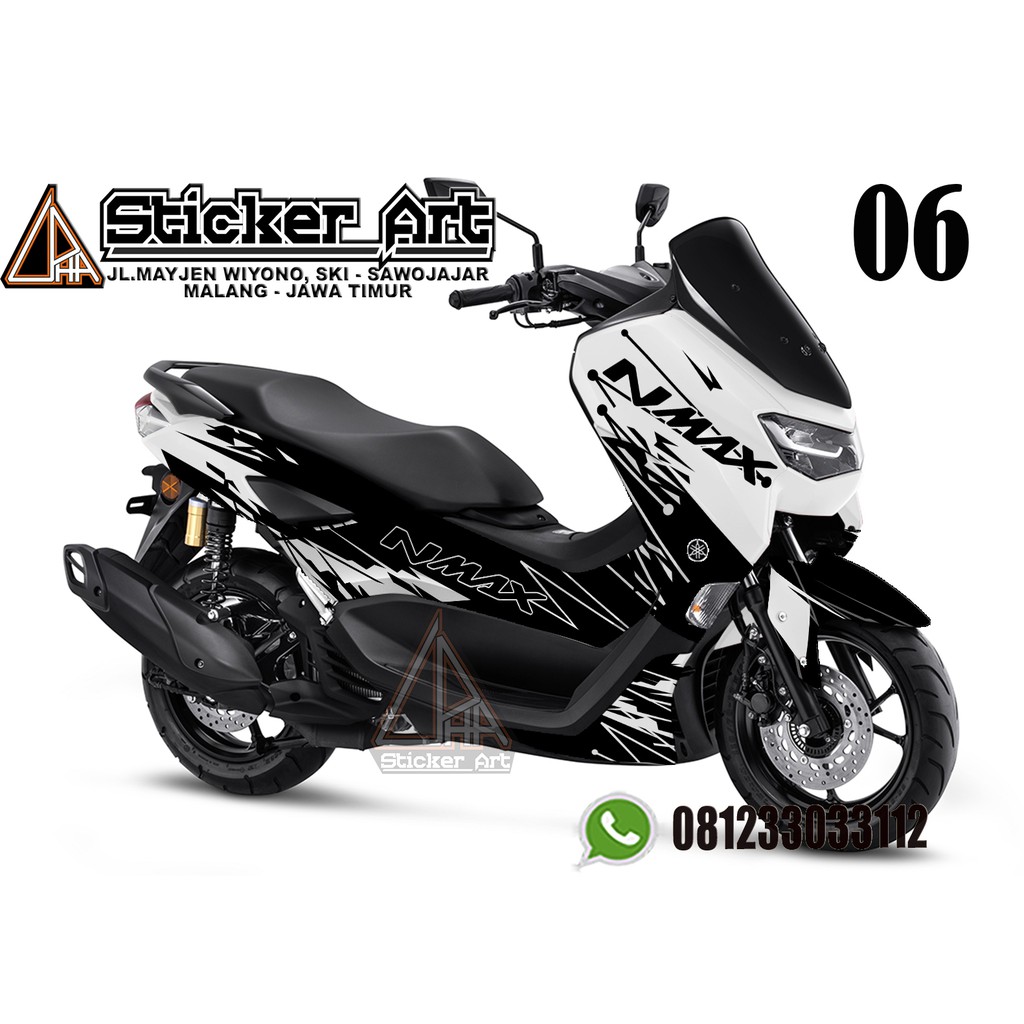 Jual STIKER STICKER MOTOR DECAL PRINT CUSTOM YAMAHA NMAX 155 NEW BARU ...