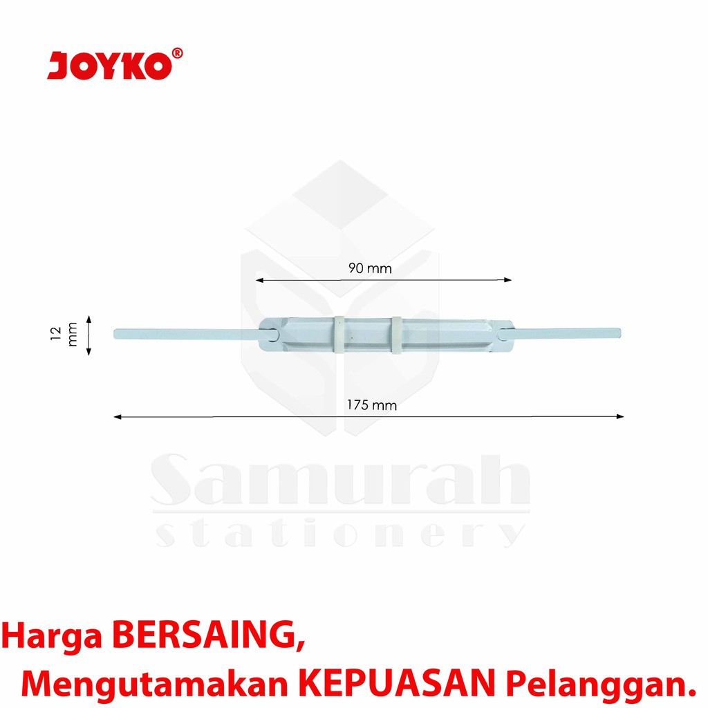 Jual Paper Fastener Joyko PF 50 W / Acco Plastik Putih untuk Snel ...