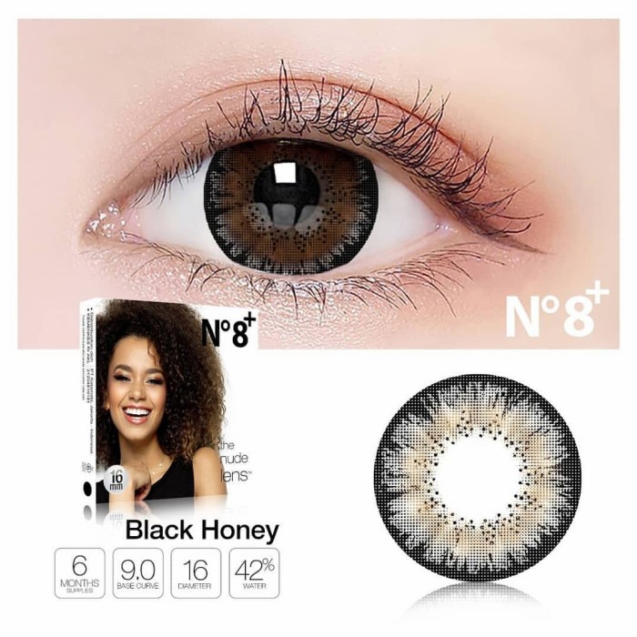 Jual Promo - Softlens Ice N8+ - Black Honey - Sedia 1 pasang lensa ...