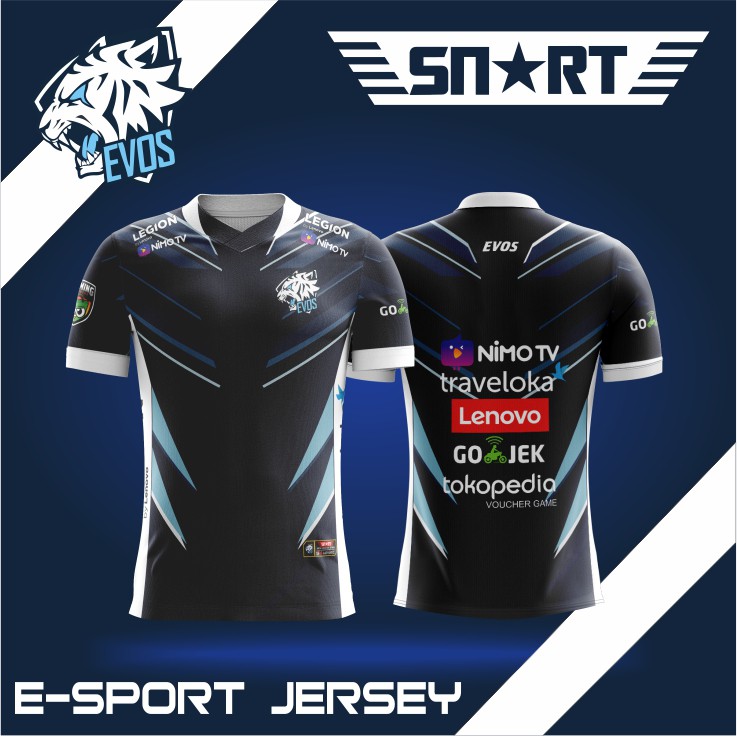 Jual Jersey Gaming EVOS Esport 2018 Free Fire, PUBG Mobile, Dota2 ...