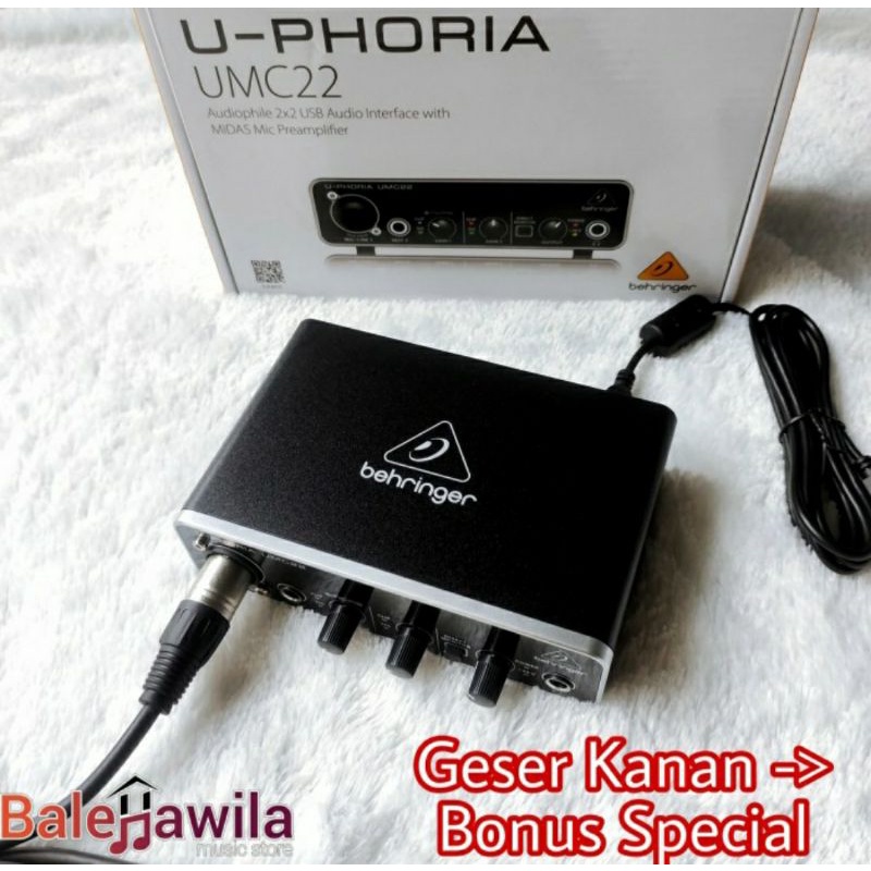 Jual Soundcard audio Interface Sound Card Behringer UMC22 UMC 22 ...